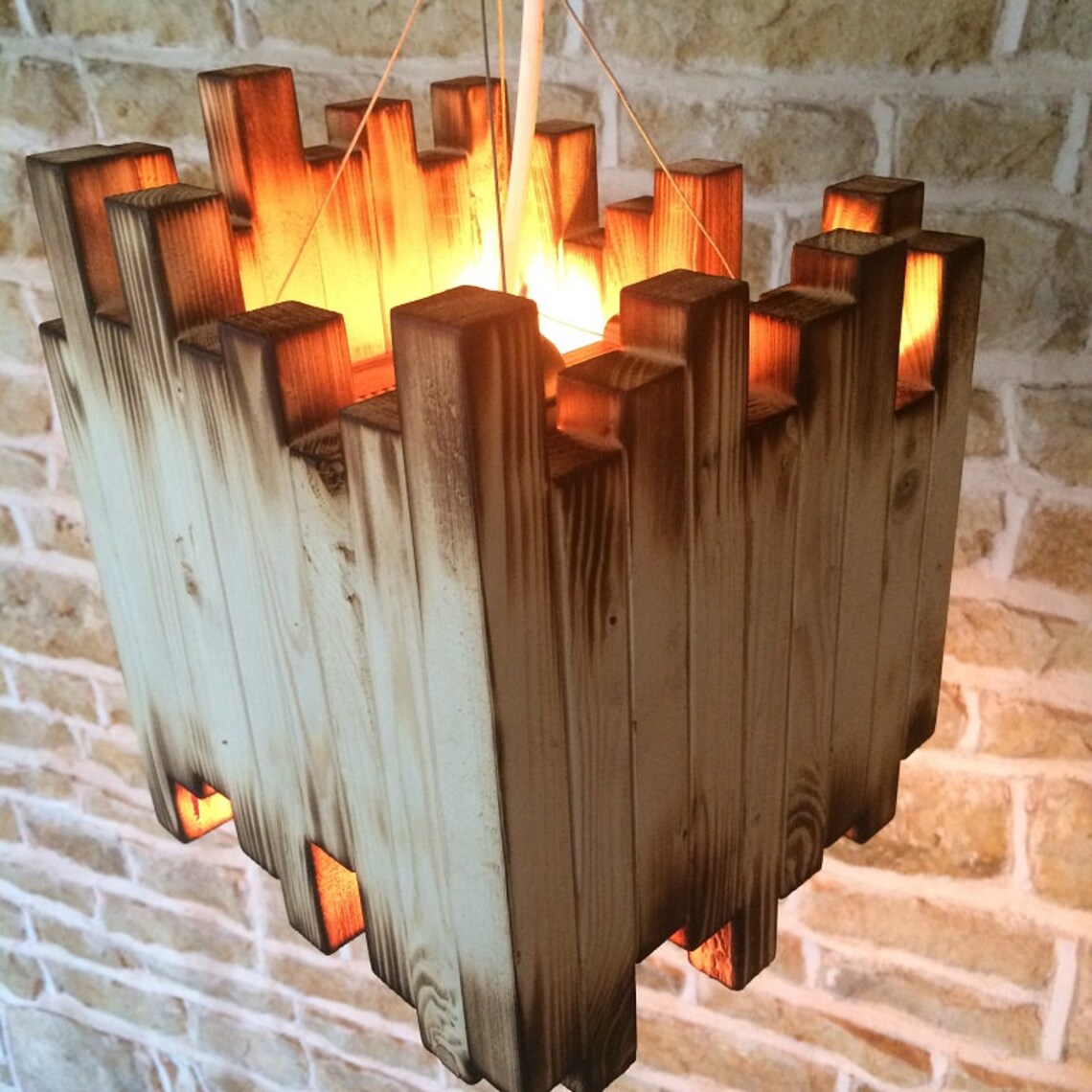 Wood Light Fixture Rustic Ceiling Light Rustic Light Unusual - Etsy