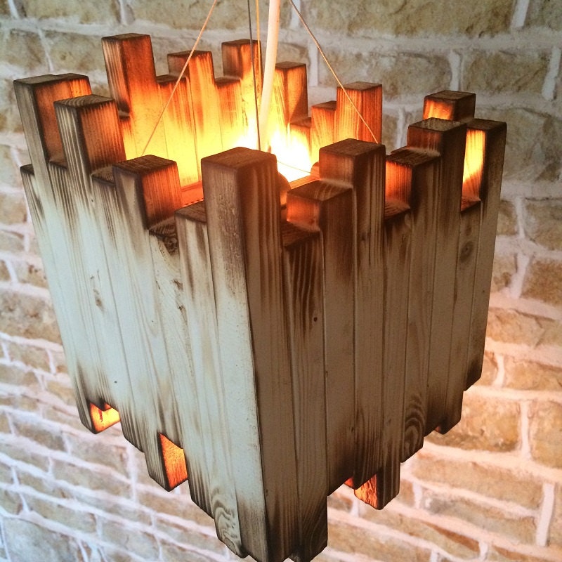 Lampadario in legno Rustico Plafoniere Luce rustica Lampadario - Etsy ...