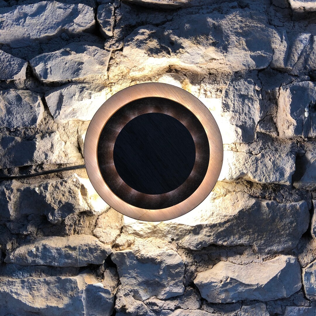 Round Wall Light, Round Sconce, Led Wall Light, Led Sconce, Circle ...