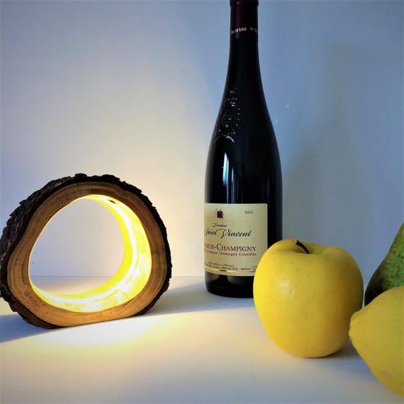 Log lamp log light rustic lamp desk lamp perfect gift | Etsy