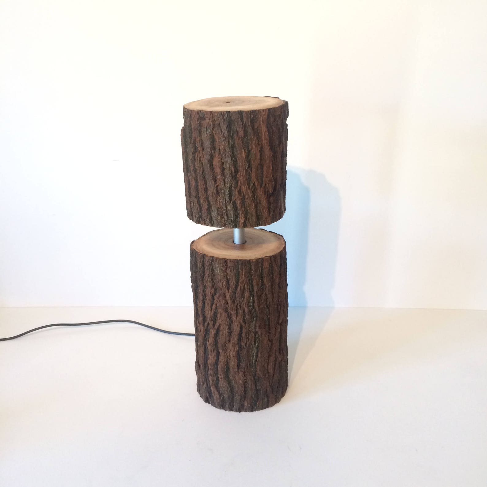 Log Lamp Rustic Lamp Log Light Led Lamp Led Log Light Led | Etsy