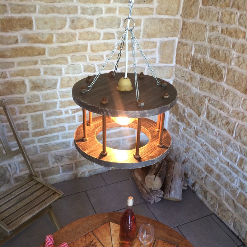 Rustic Chandelier Industrial Light Rustic Light Fixture | Etsy