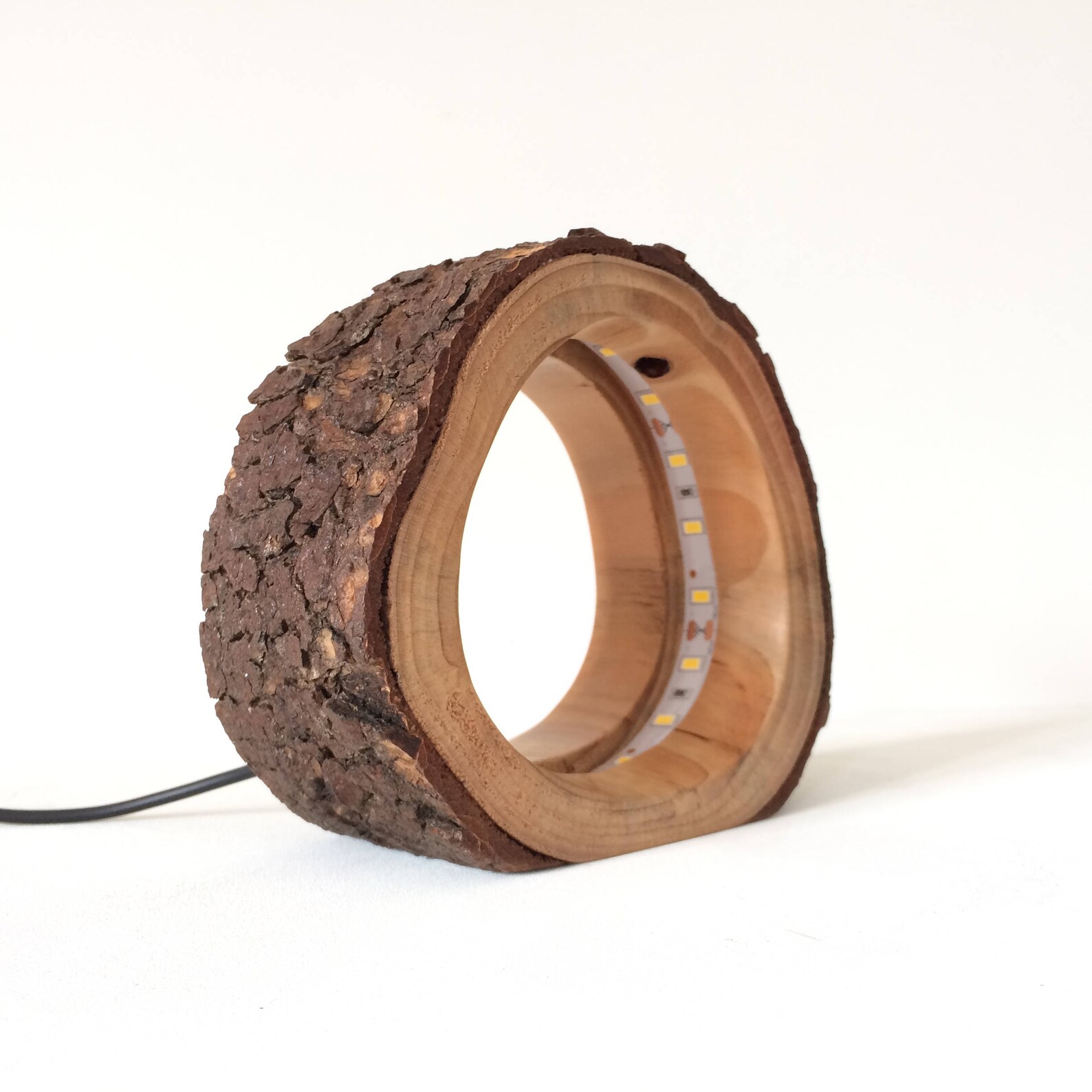 Log Lamp Log Light Led Log Lamp Led Log Light Rustic Lamp - Etsy