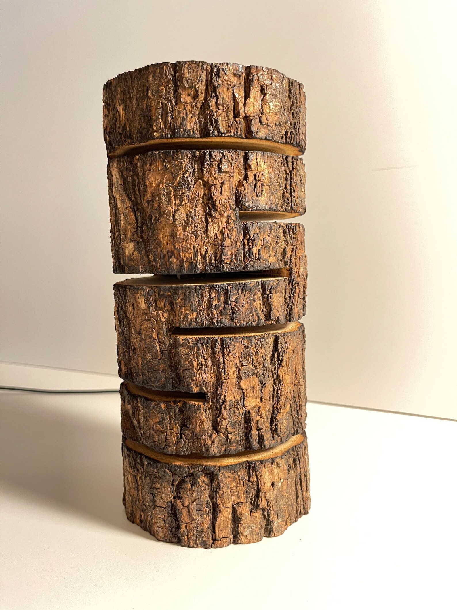 Led Lamp Led Log Lamp Log Light Contemporary Lamp Desk - Etsy