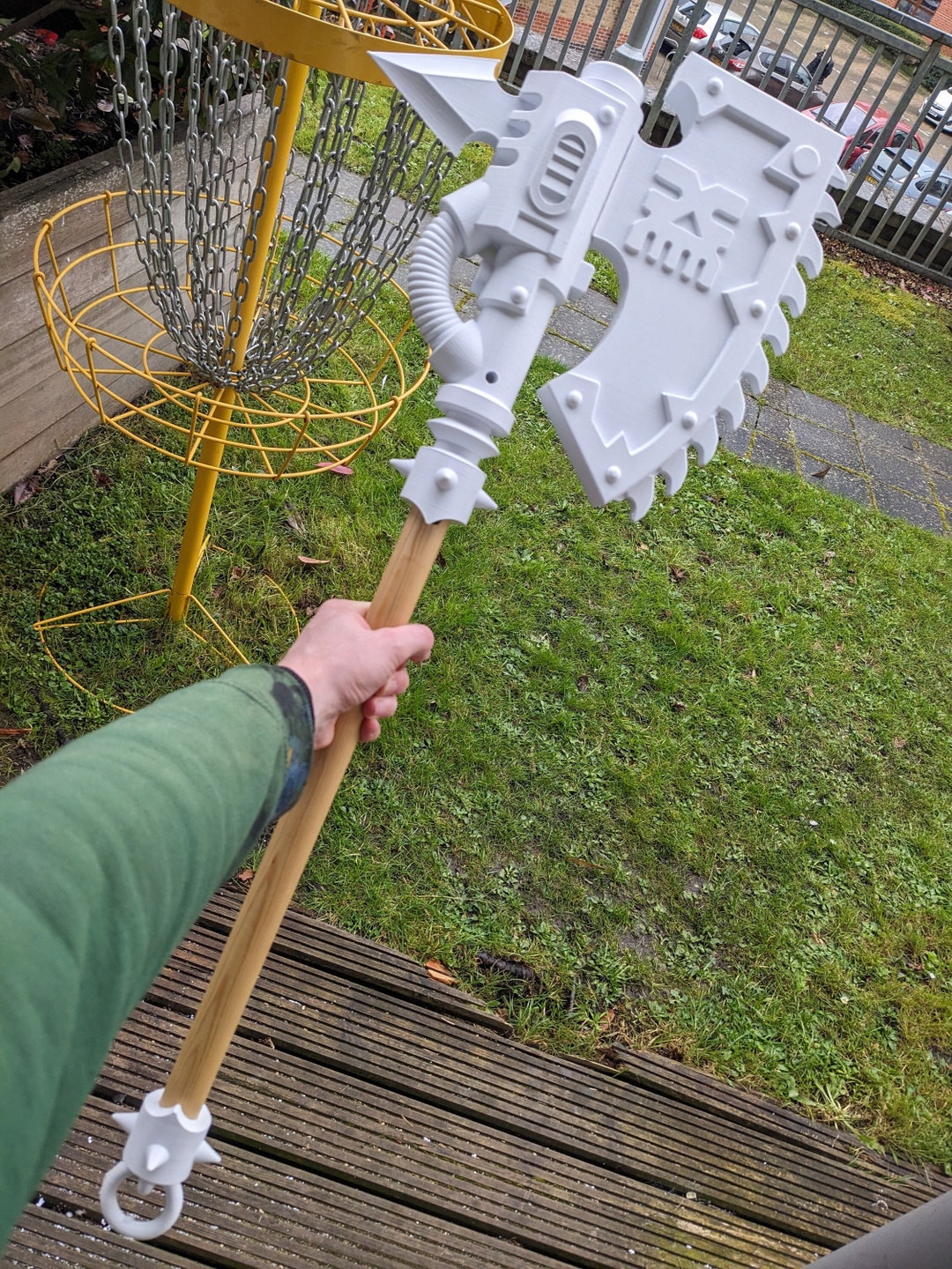 World Eaters Inspired Lifesize Chainaxe, Raw 3d Print - Etsy