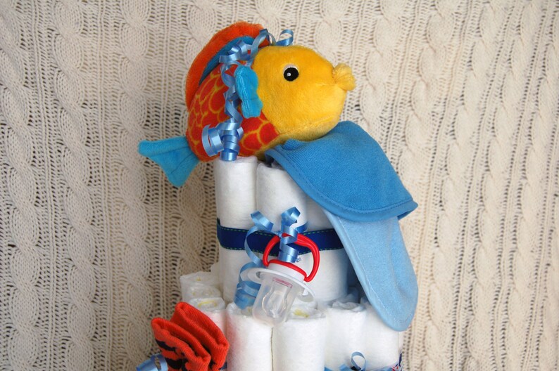 Fish Diaper Cake | Etsy