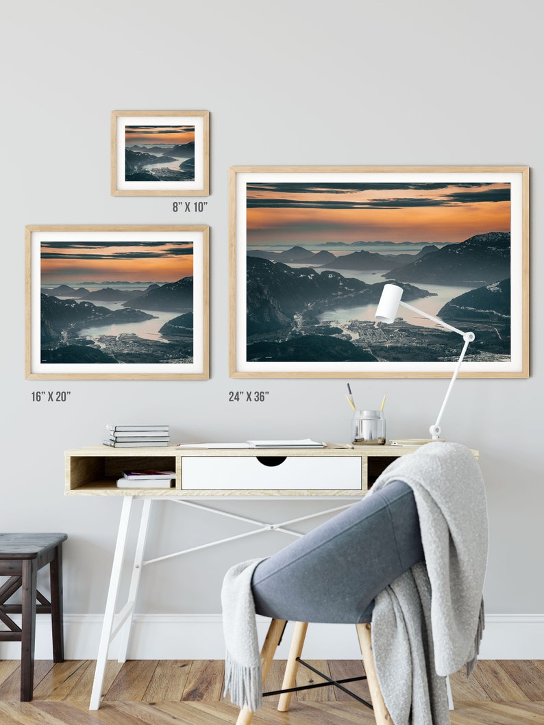 Howe Sound in Squamish BC Canada. The Pacific Northwest | Etsy