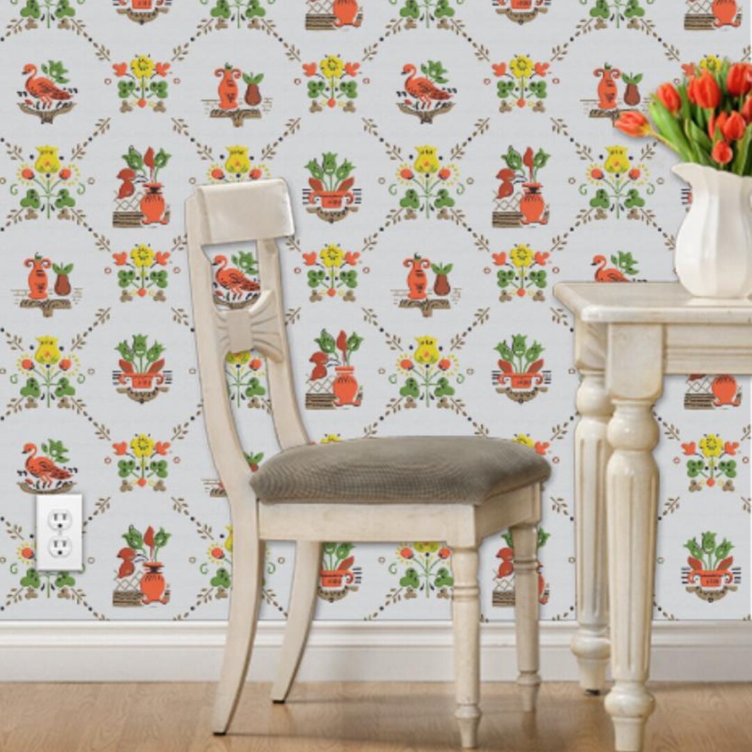 Mille's Retro Wallcovering - Etsy