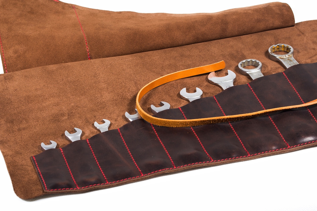 Custom Leather Tools Case-handmade Tools Case-roll Tools Case Case ...