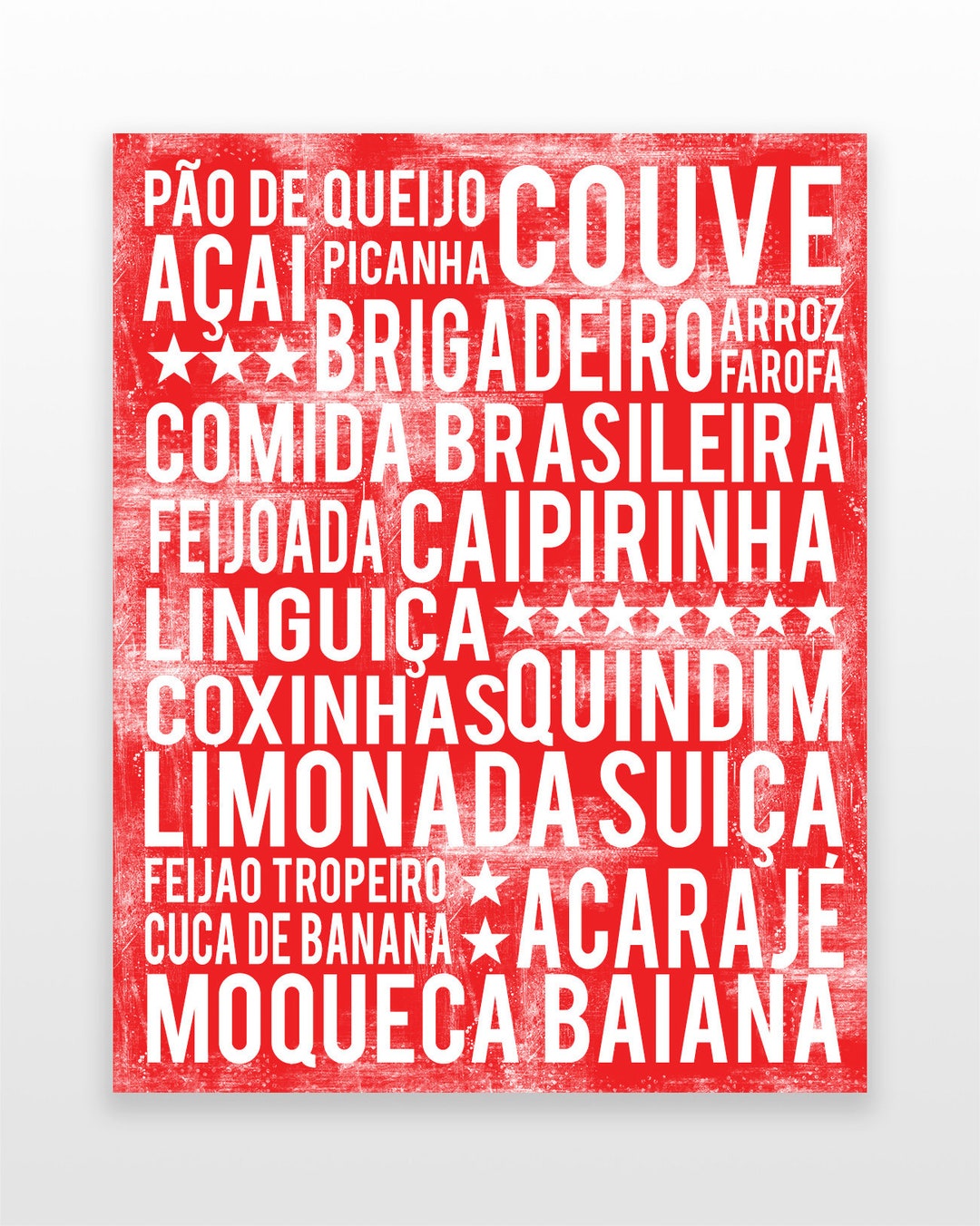 Brazil Wall Decor - Brazilian Art - Brazil Wall Art - Brazil Print ...