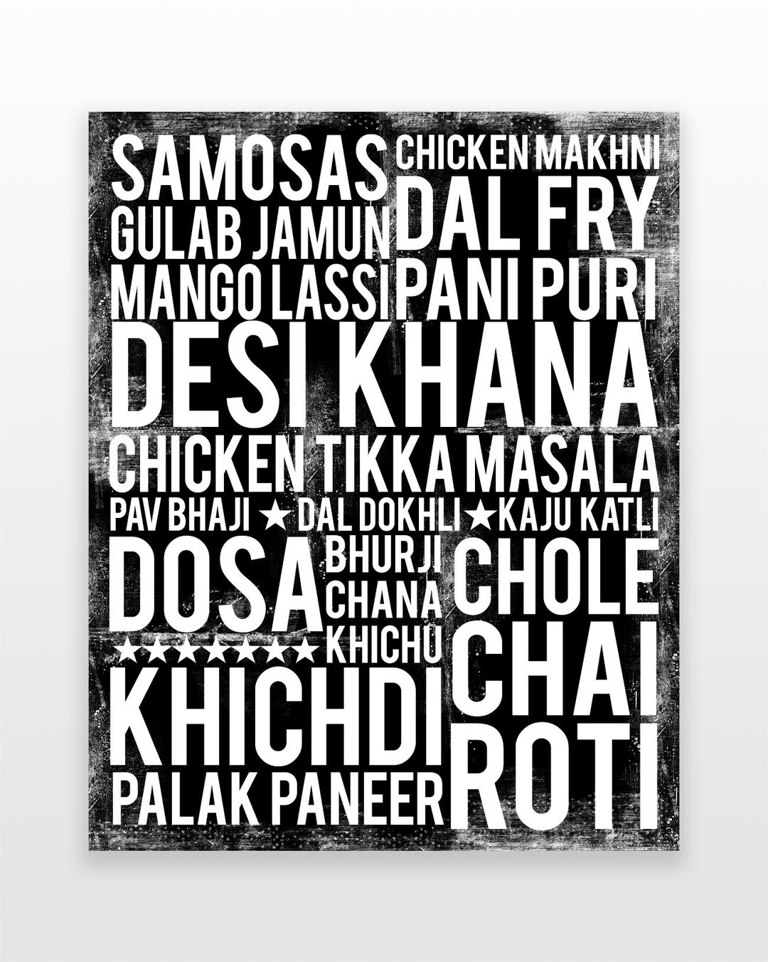 Indian Kitchen Wall Art - Indian Food Art - Indian Kitchen Art - Indian ...