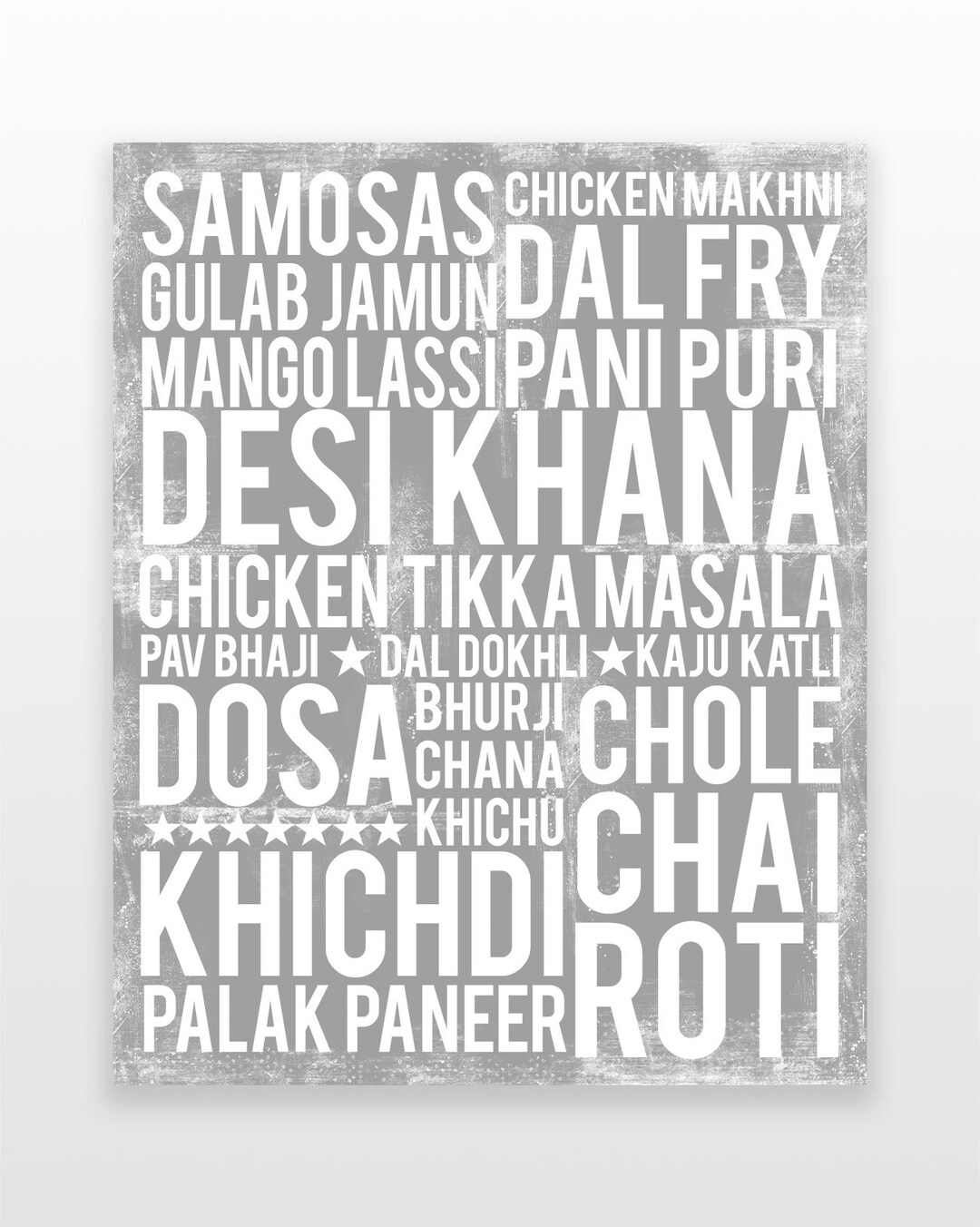 Indian Kitchen Wall Art - Indian Food Art - Indian Kitchen Art - Indian ...