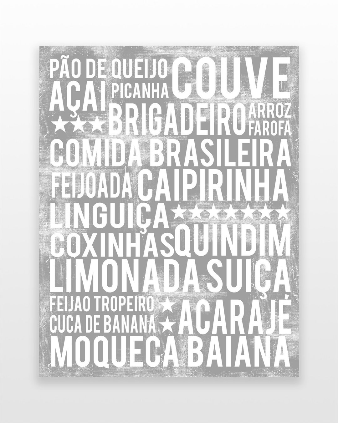 Brazil Wall Decor - Brazilian Art - Brazil Wall Art - Brazil Print ...