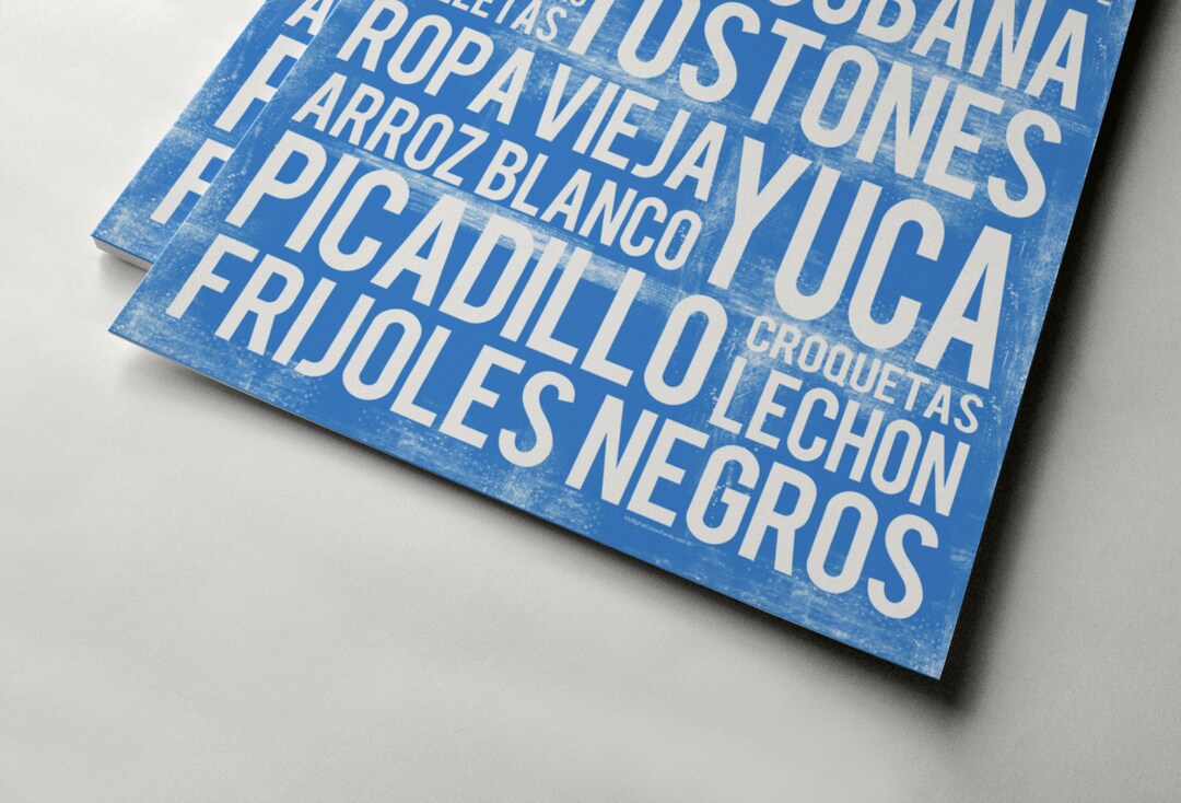 Cuban Art Print - Blue - Cuban Print - Cuban Decor - Cuban Wall Art ...