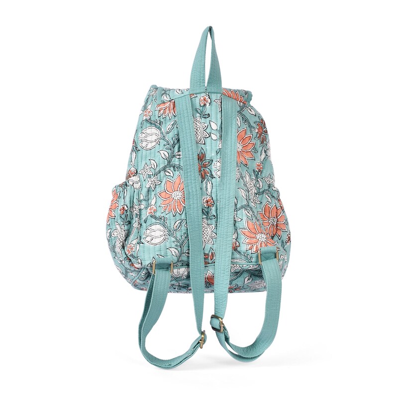 Buy Quilted Backpackocean Floral Printed Backpackwomen Online in India ...