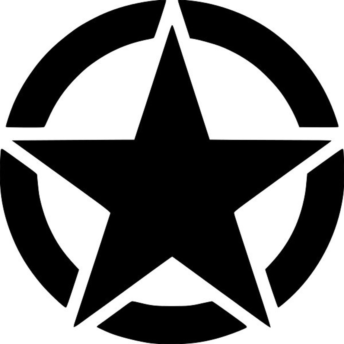 WW2 US Army Star Stencil HERBRUIKBAAR 775 x 775 inch - Etsy Nederland