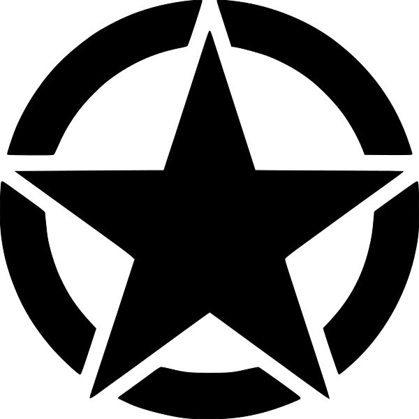 WW2 US Army Star Stencil RE-USABLE 7.75 X 7.75 Inch - Etsy