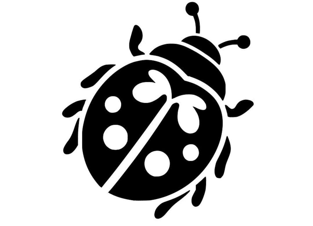 Ladybird Stencil RE-USABLE 7.5 X 8.5 Inch Style 2 - Etsy
