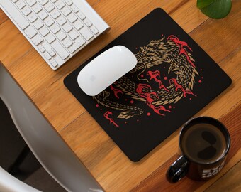 Blue Dragon Mouse Pad - Etsy