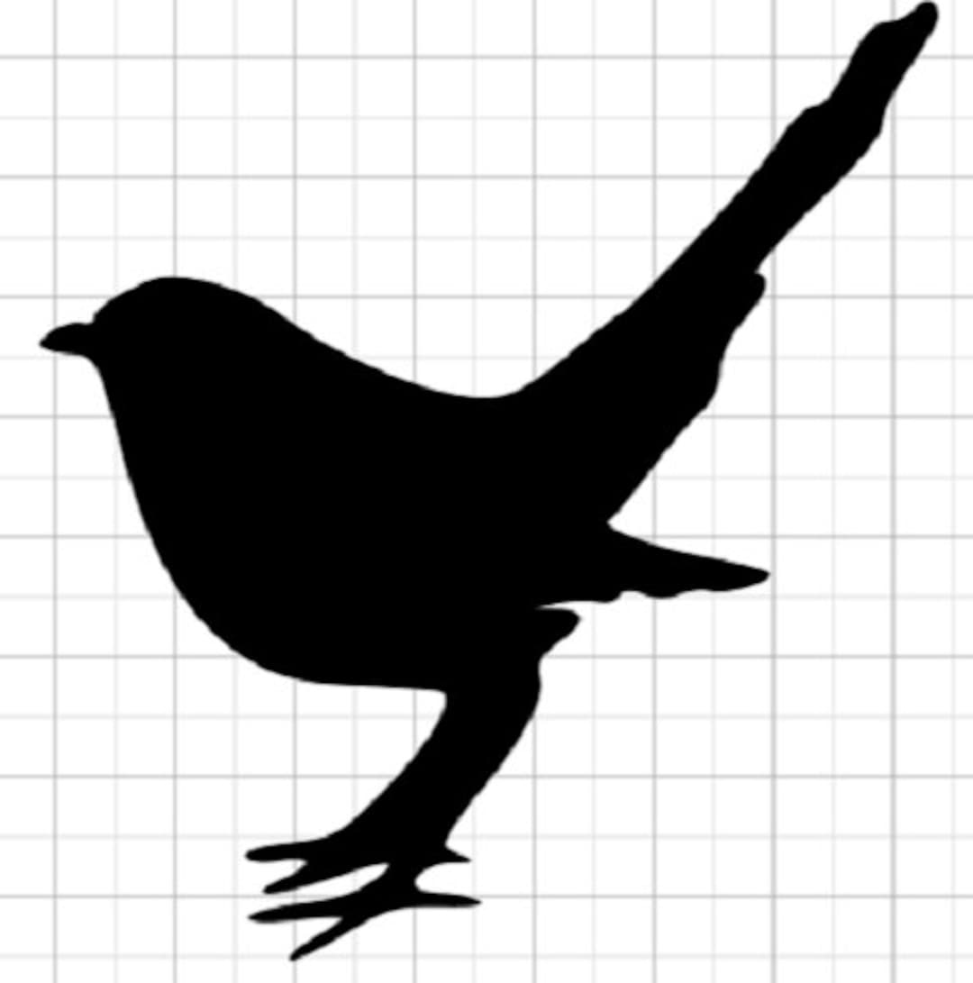 Simple Robin Stencil Re-usable 7.5 Inch X 8 Inch - Etsy