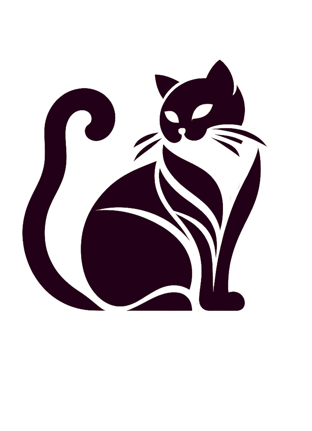Gothic Cat Cutting Stencil/vinyl SVG Files - Etsy