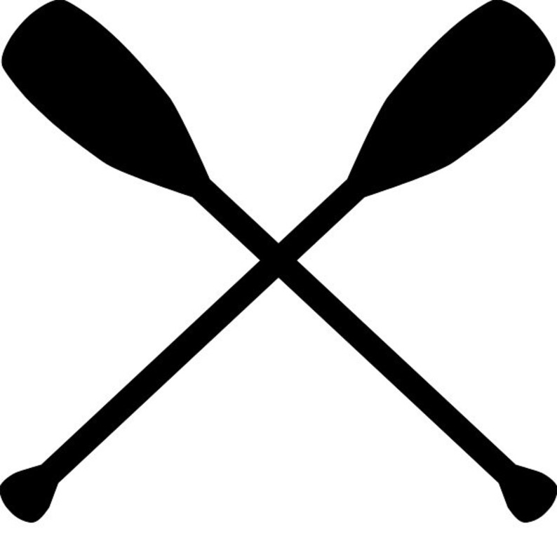 Crossed Oars Stencil RE-USABLE 8 X 7.5 Inch | Etsy