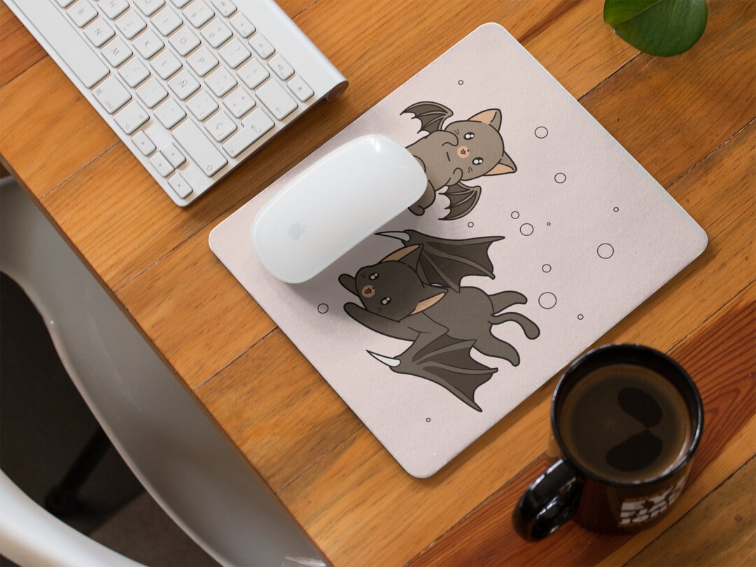 Cute Bat Cats Mouse Style 2 Mat / Mouse Pad - Etsy
