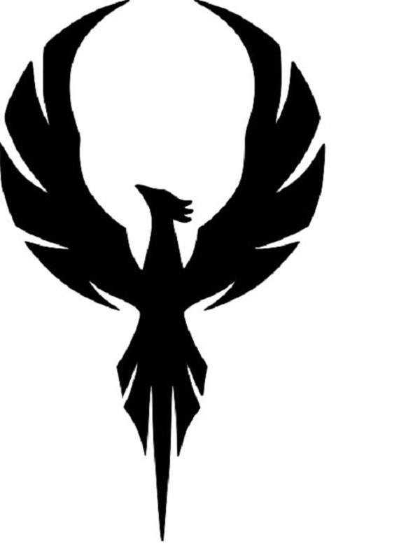 Mockingjay Pin Stencil