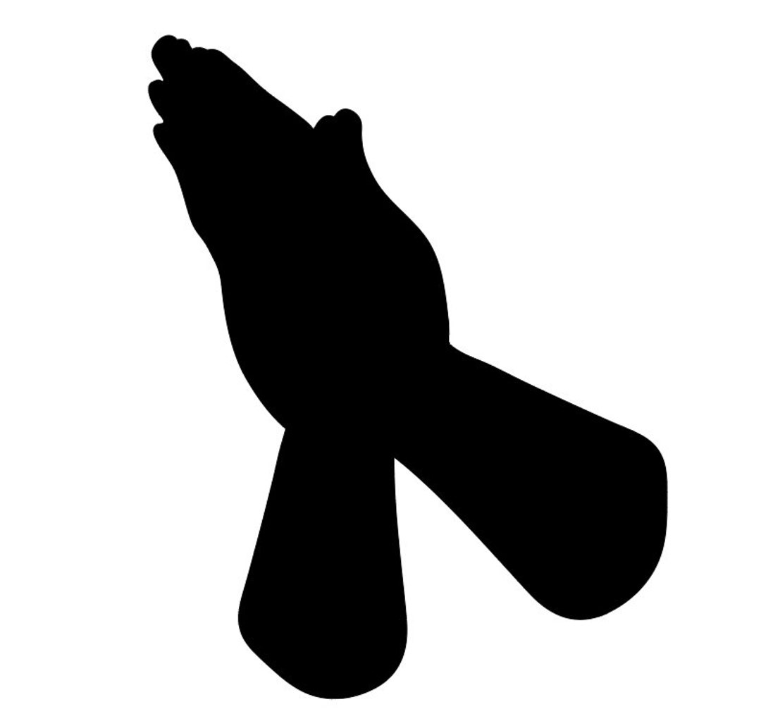 Praying Hands Stencil RE-USABLE 7.5 Inch X 9.5 Inch - Etsy