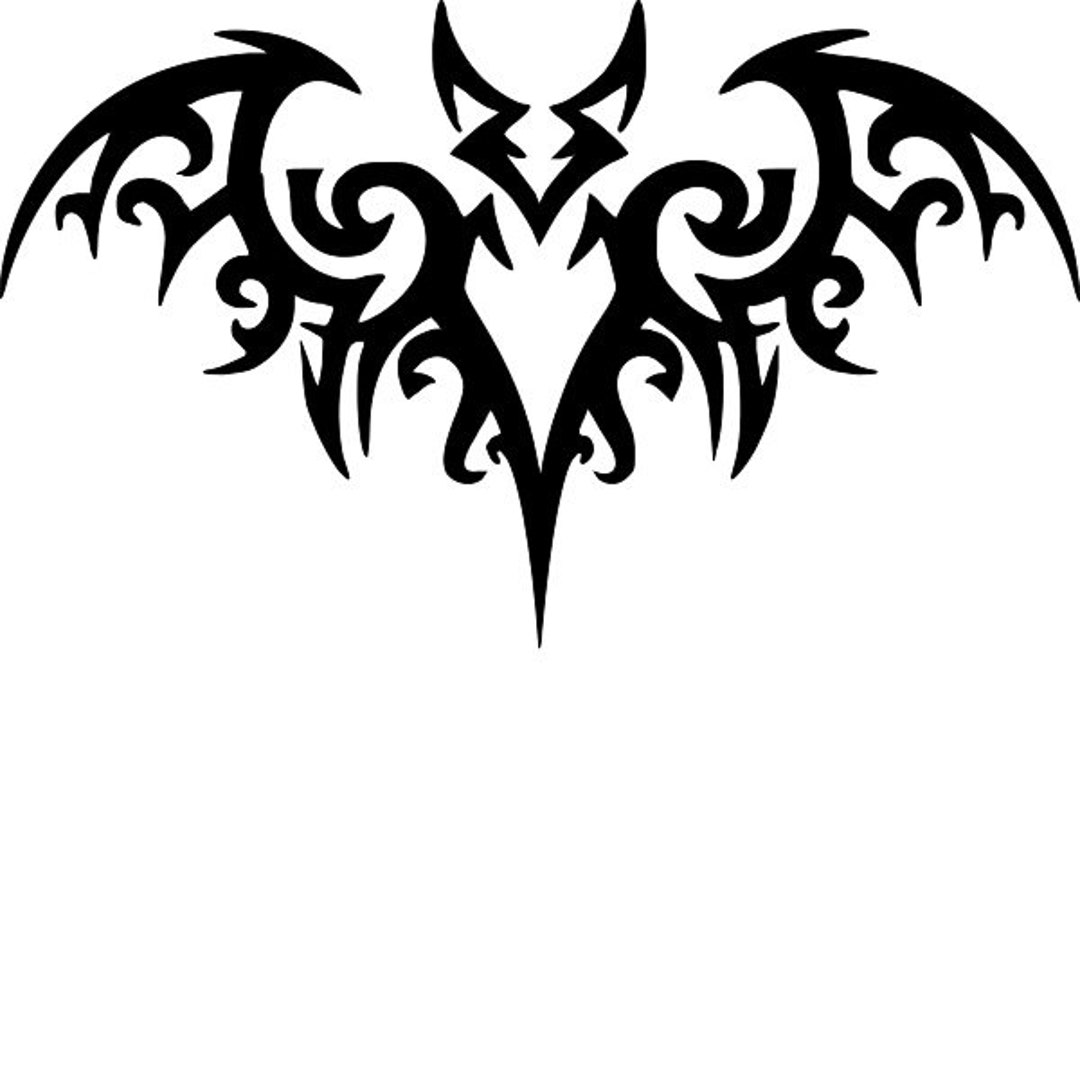 Tribal Bat Stencil RE-USABLE 10 X 6 Inch - Etsy UK