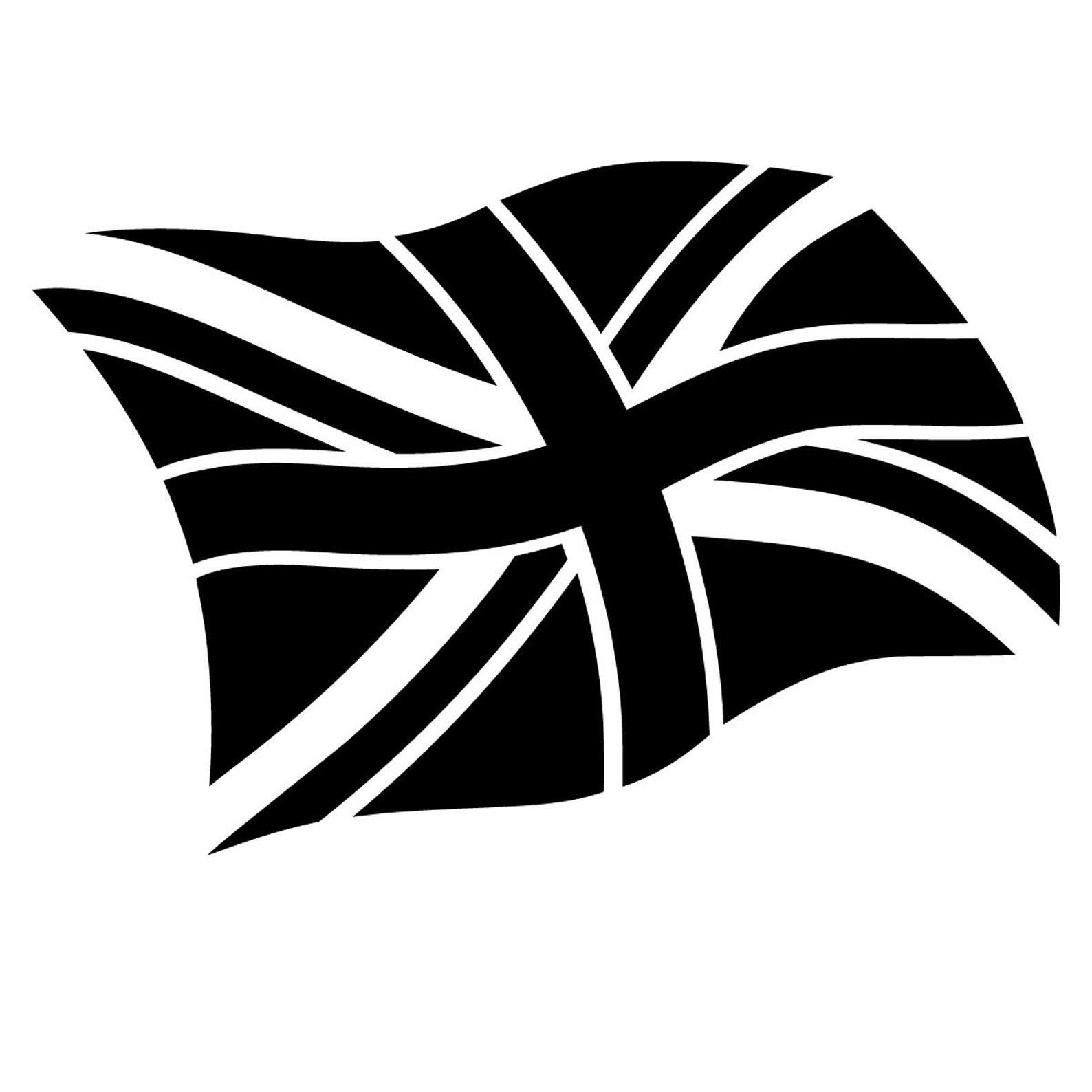 British Union Jack Flag design 2 Cutting Stencil/vinyl SVG | Etsy