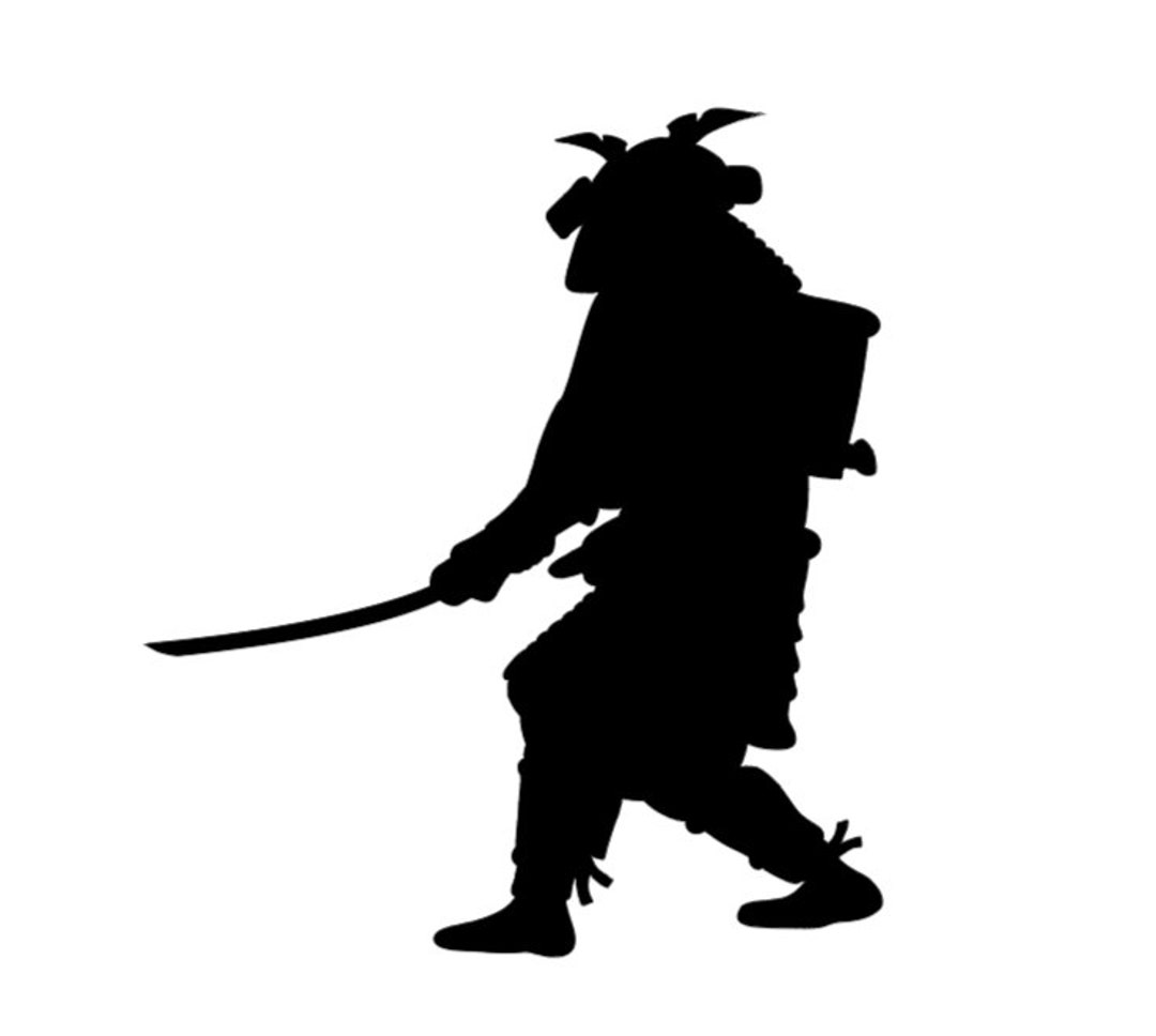 Samurai Warrior Stencil RE-USABLE 6 X 7.5 Inch Style 1 - Etsy