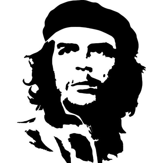 Che Guevara Stencil RE-USABLE 6.8 X 8.7 Inch - Etsy Hong Kong