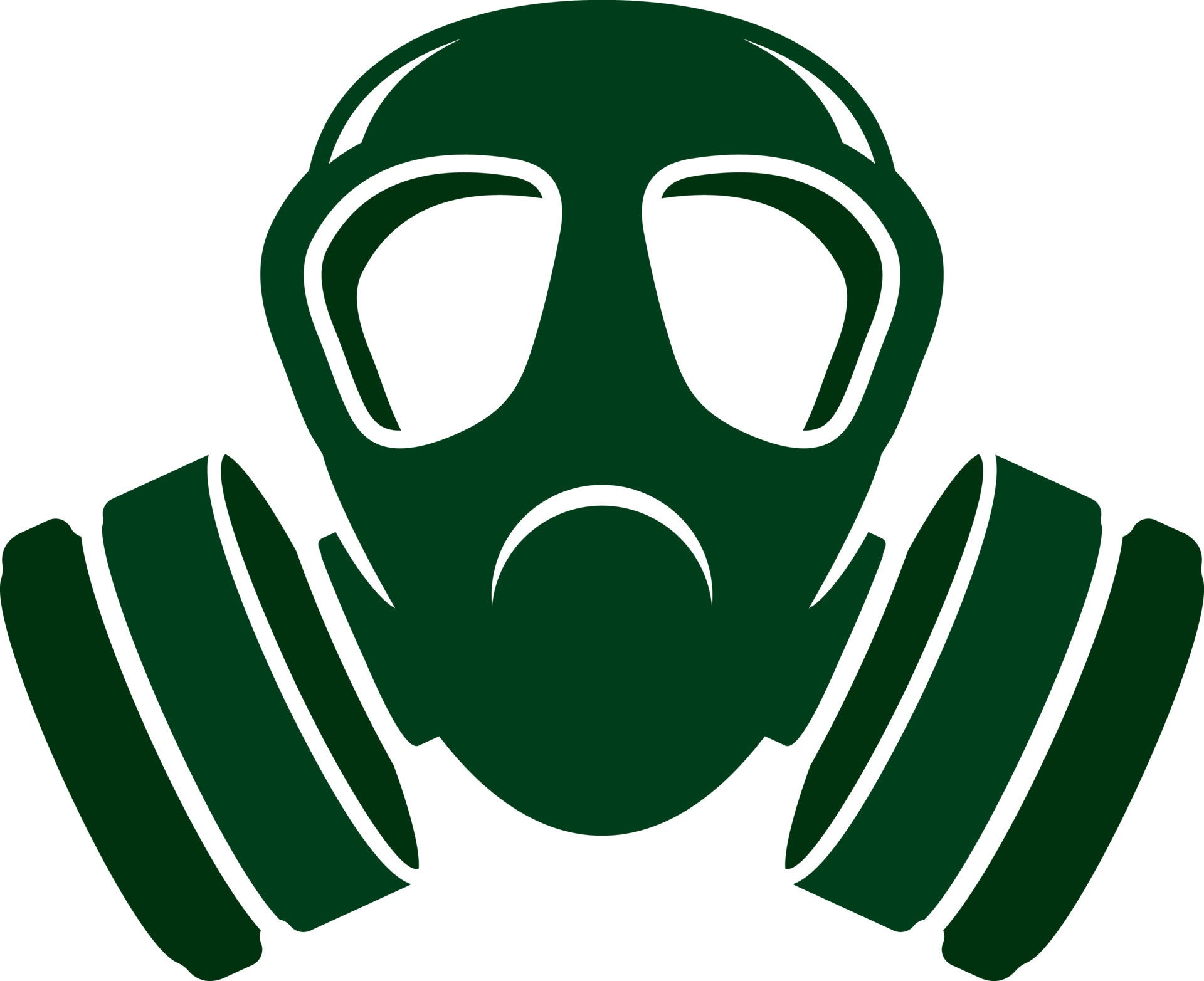 Gas Mask Stencil