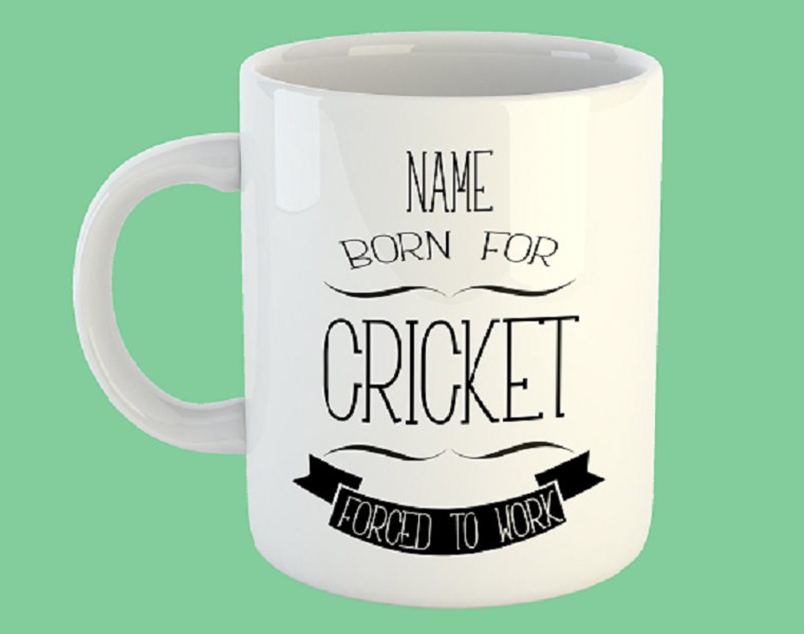 Personalised Cricket Mug Gift | Etsy