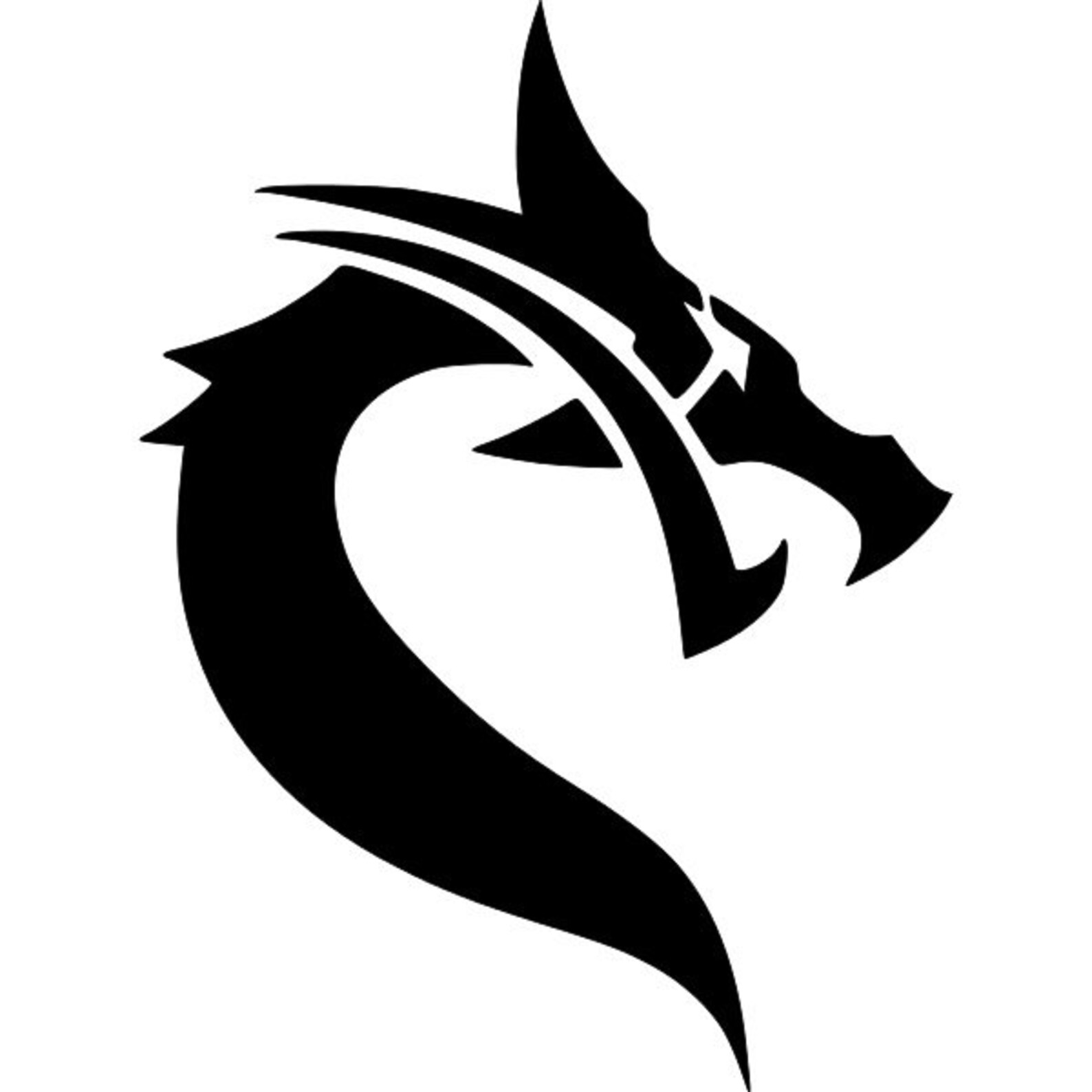 Nordic Dragon Stencil RE-USABLE 10.5 X 7.75 Inch - Etsy