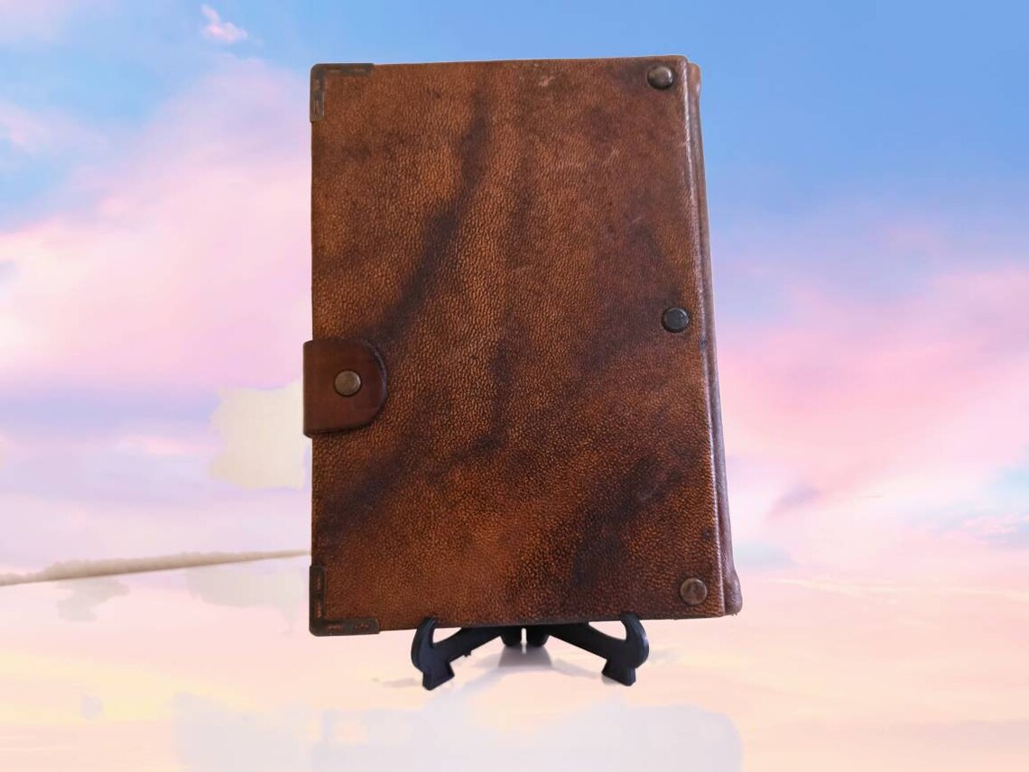 Leather Diary With Lock Leather Journal Daybook Memorybook - Etsy