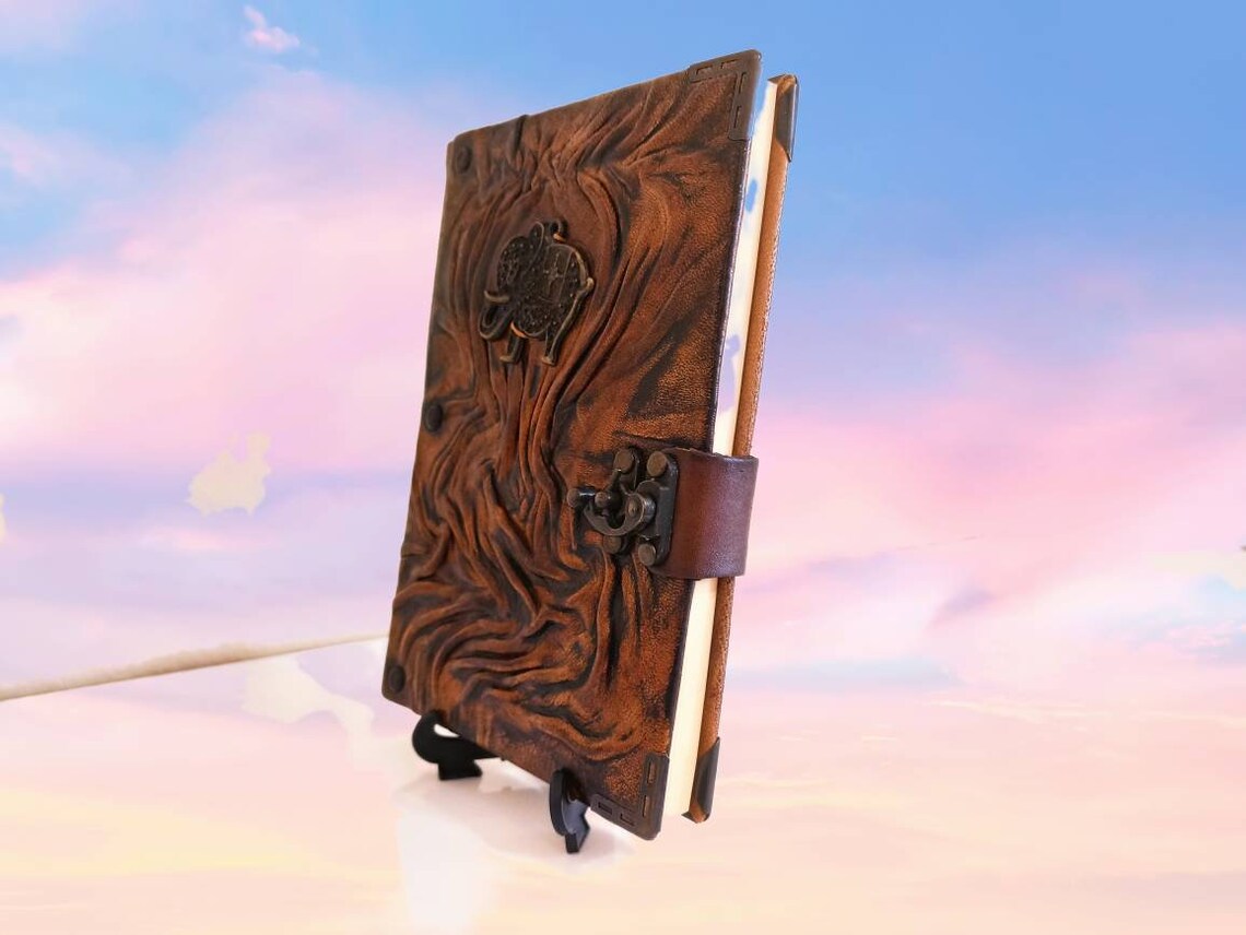 Leather Diary With Lock Leather Journal Daybook Memorybook - Etsy