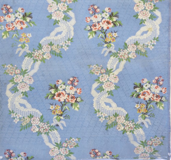 Antique French English Possibly spitalfields Silk - Etsy