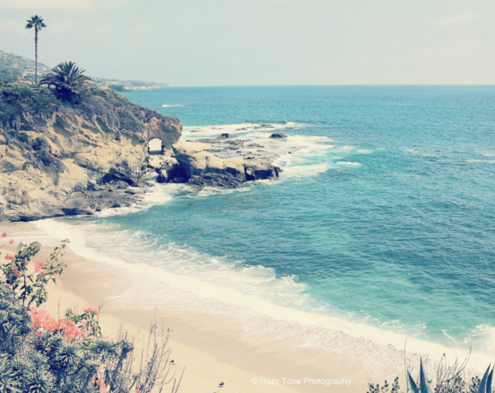 California Beach Photography Print Bathroom Wall Art Print | Etsy