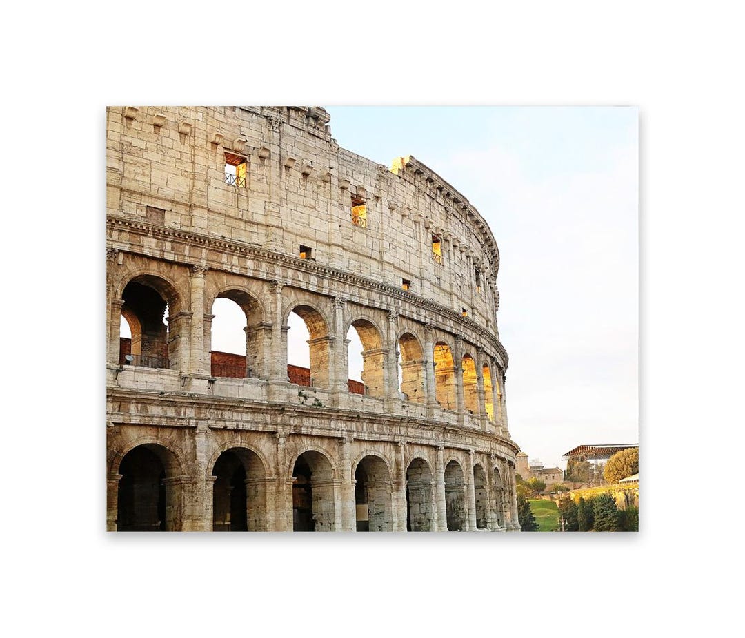 Rome Photo Print, Roman Colosseum Photography, Italy Wall Art, Rome ...