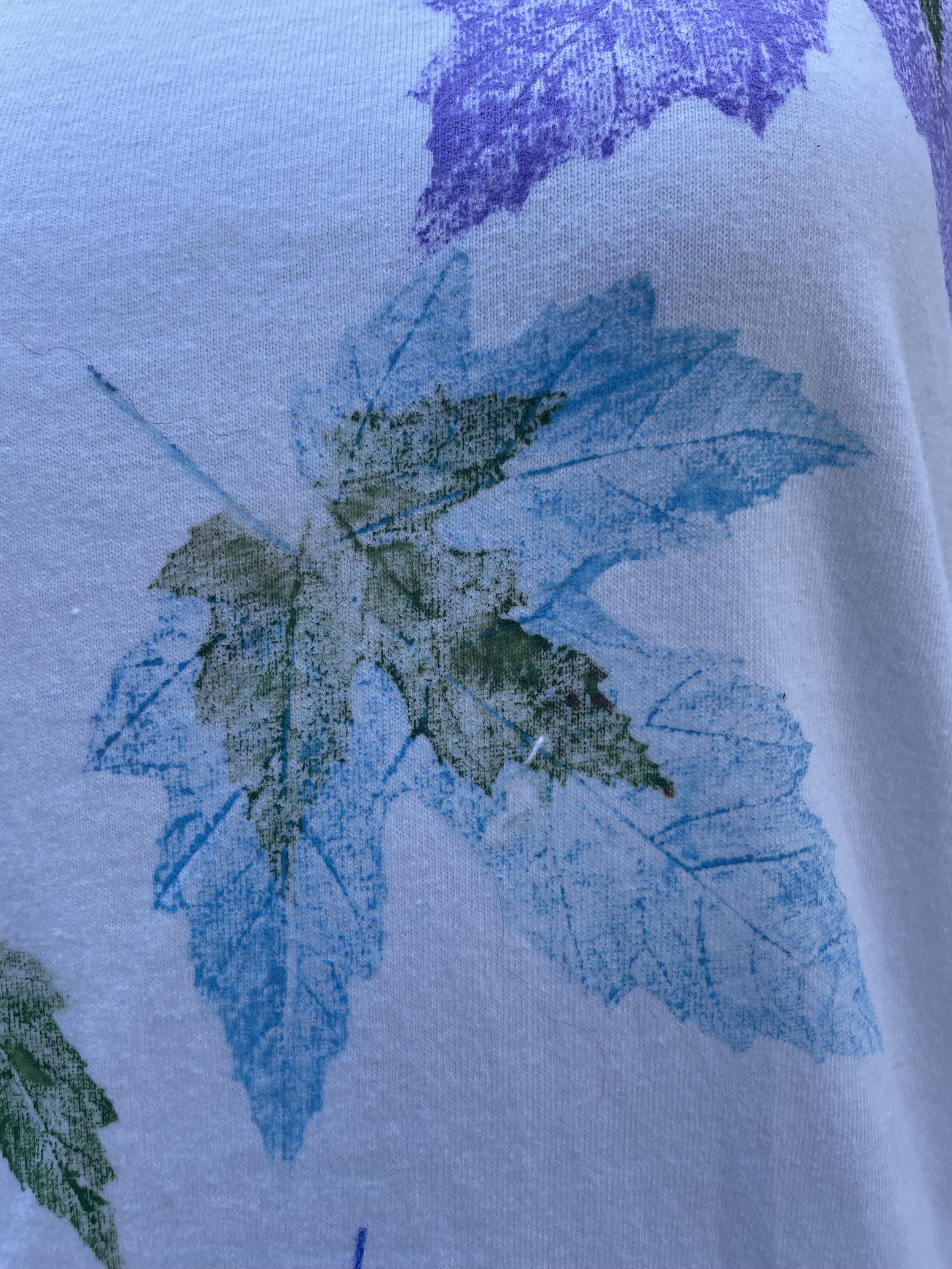 Silver Maple Leaves Printed on Medium White Unisex T-shirt - Etsy