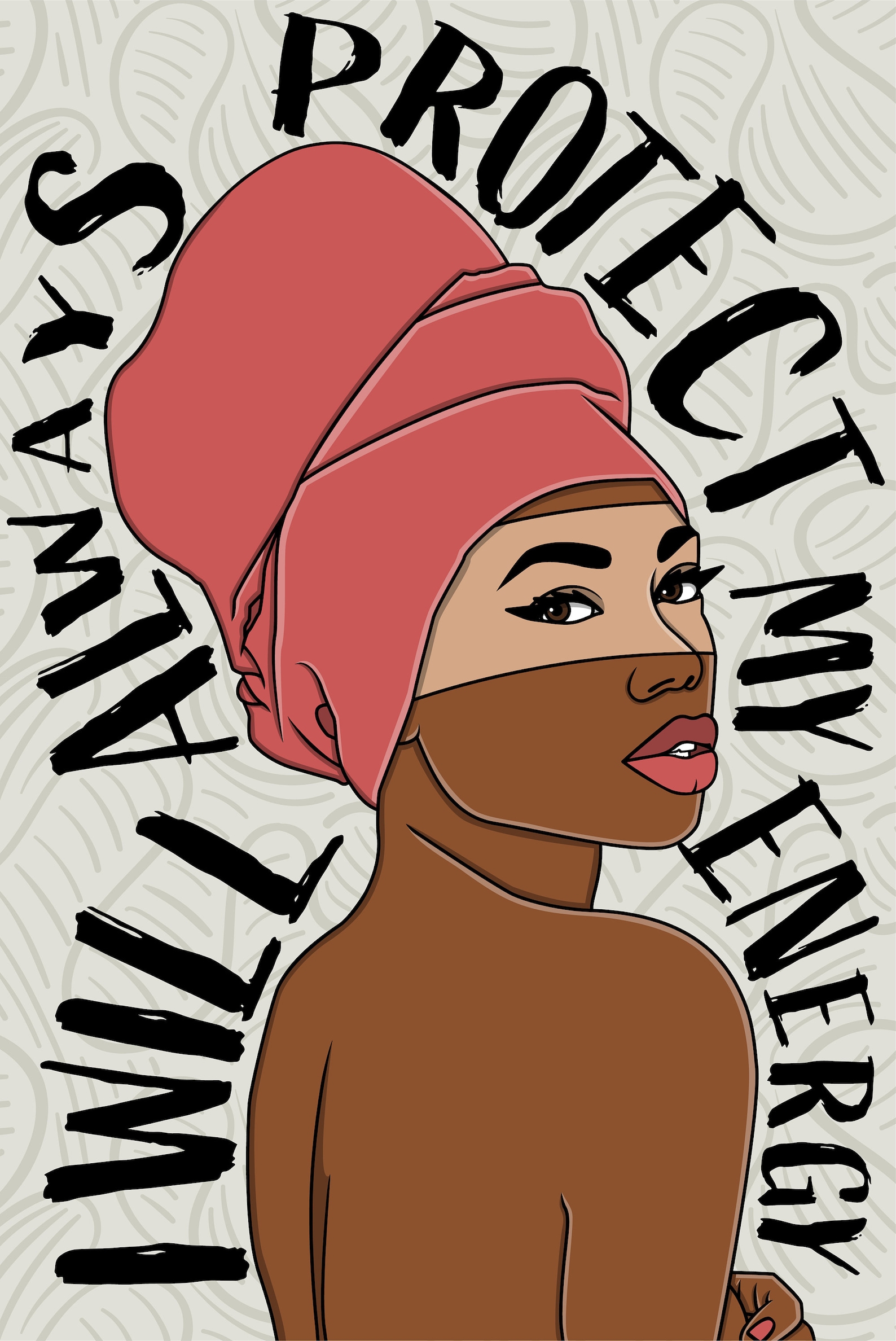 I Will Always Protect My Energy Art Print Digital | Etsy