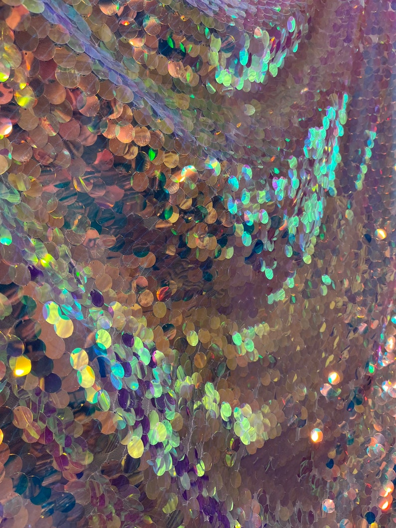 Pink Big Drop Lure Dangling 18 Mm Holographic Payette Sequin - Etsy