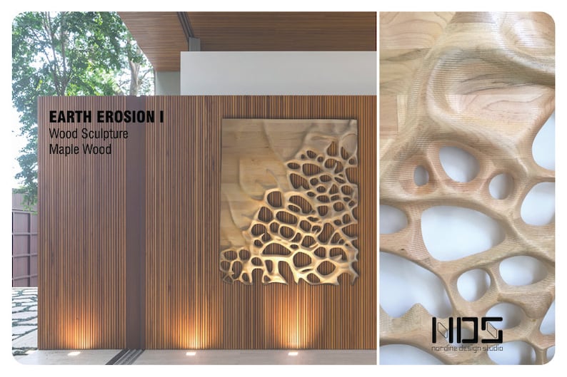 Wall Hanging, 3D CNC Milled Maple Wood - Etsy