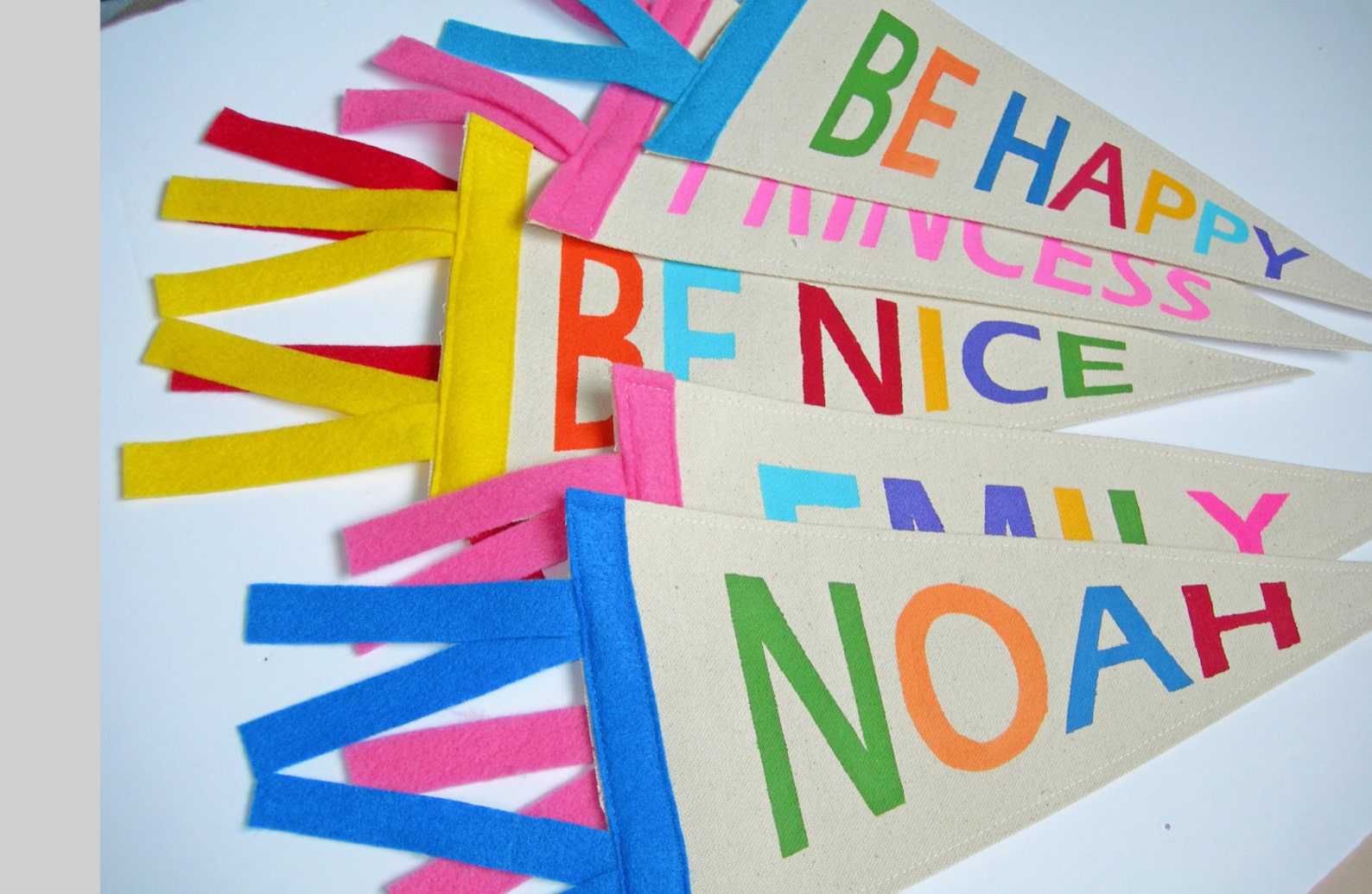 Child Name Sign, Custom Name Pennant, Children Room Decor, Toddler ...