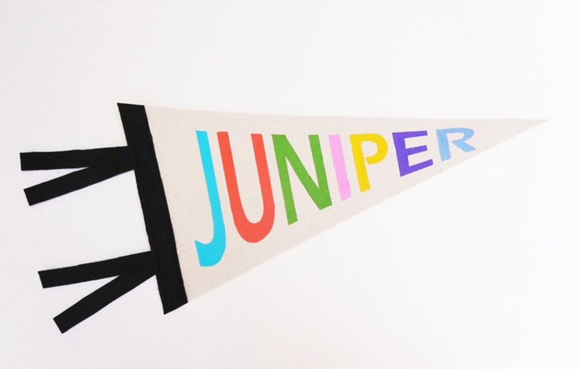 Custom Name Pennant Kids Room Decor Toddler Room Banner - Etsy