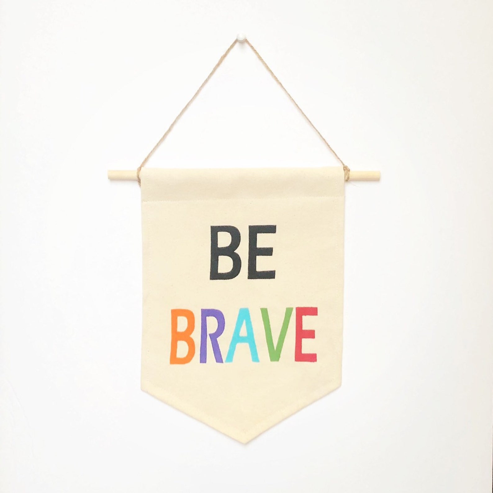 BE BRAVE Banner, Children's Room , Wall Hanging, Playroom Banner ...