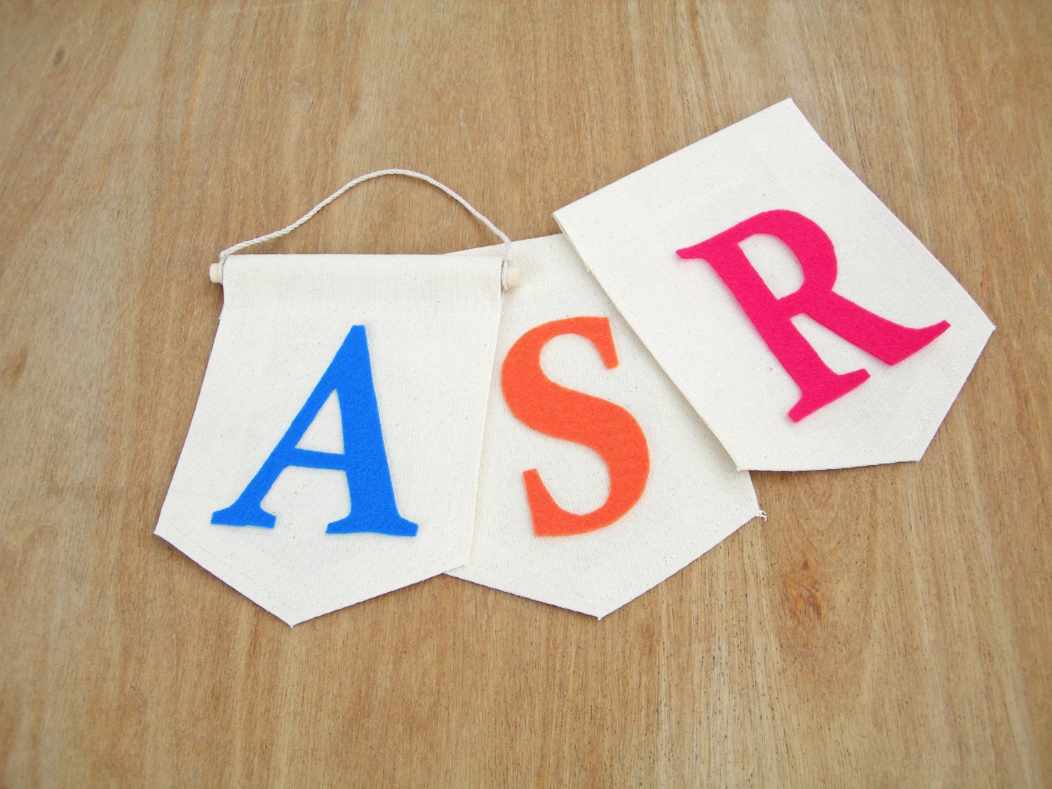 Initial Banner Personalized Name Banner Kids Room Decor - Etsy