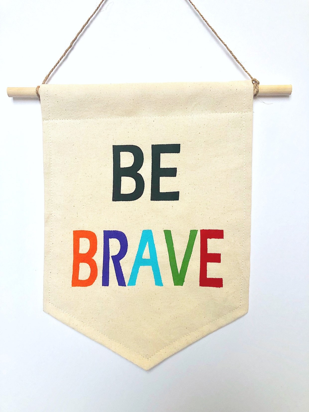 BE BRAVE Banner, Children's Room , Wall Hanging, Playroom Banner ...